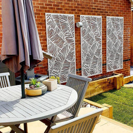 Verdure Large Garden Screen Cream 6ft x 3ft-Stylish Divider