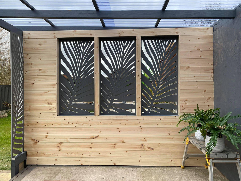 Frond Large Screen 6ft x 4ft-1: Garden Privacy Screen – Screen With Envy