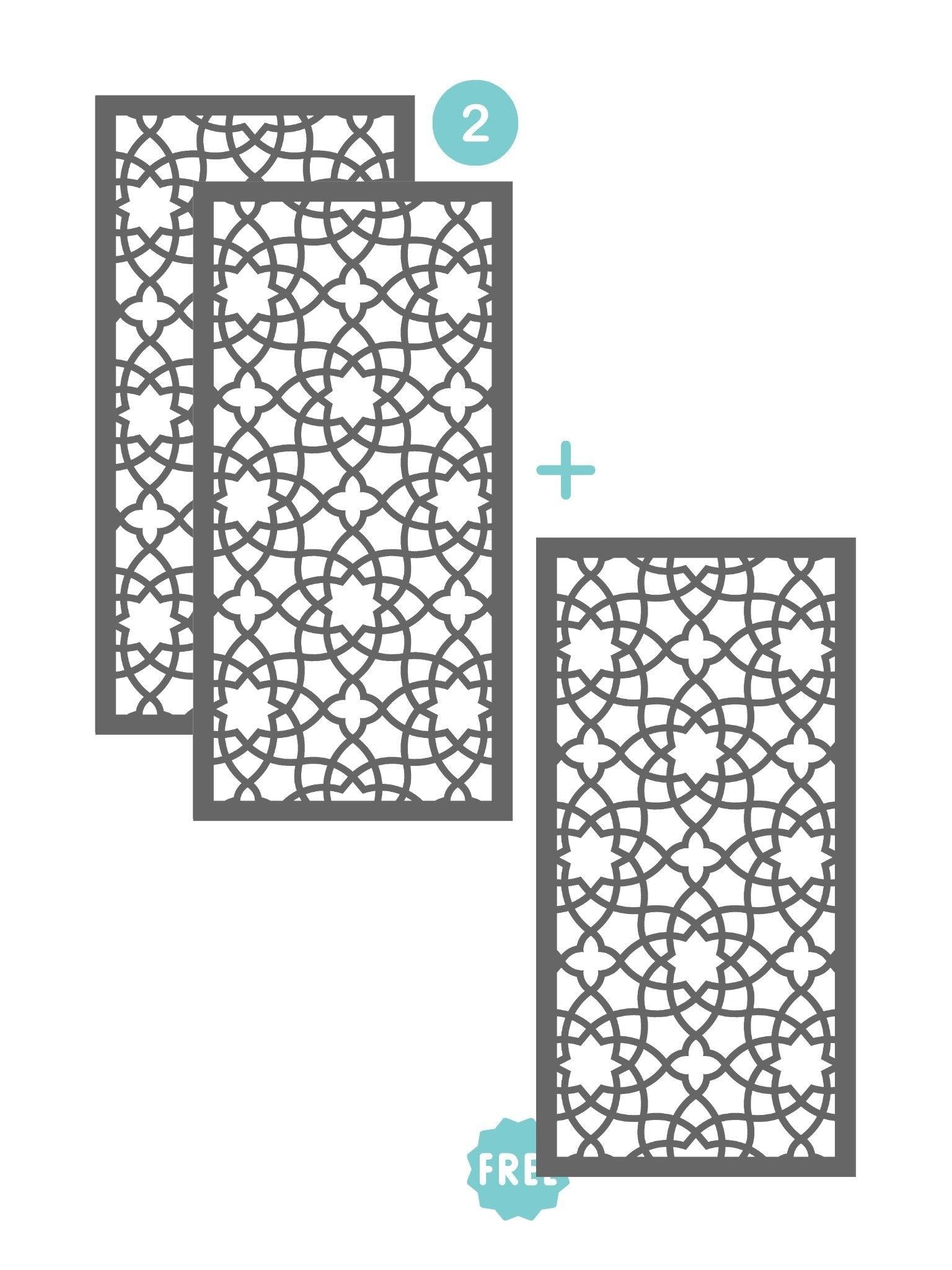 3 Alhambra Medium Screens Dove Grey - 5mm – Screen With Envy