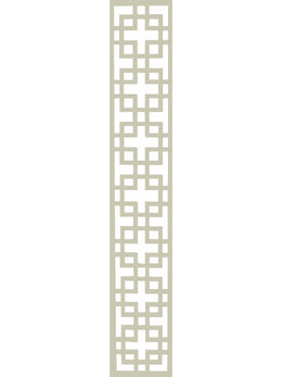 Cubed Garden Trellis 6ft x 1ft – Modern Outdoor Privacy