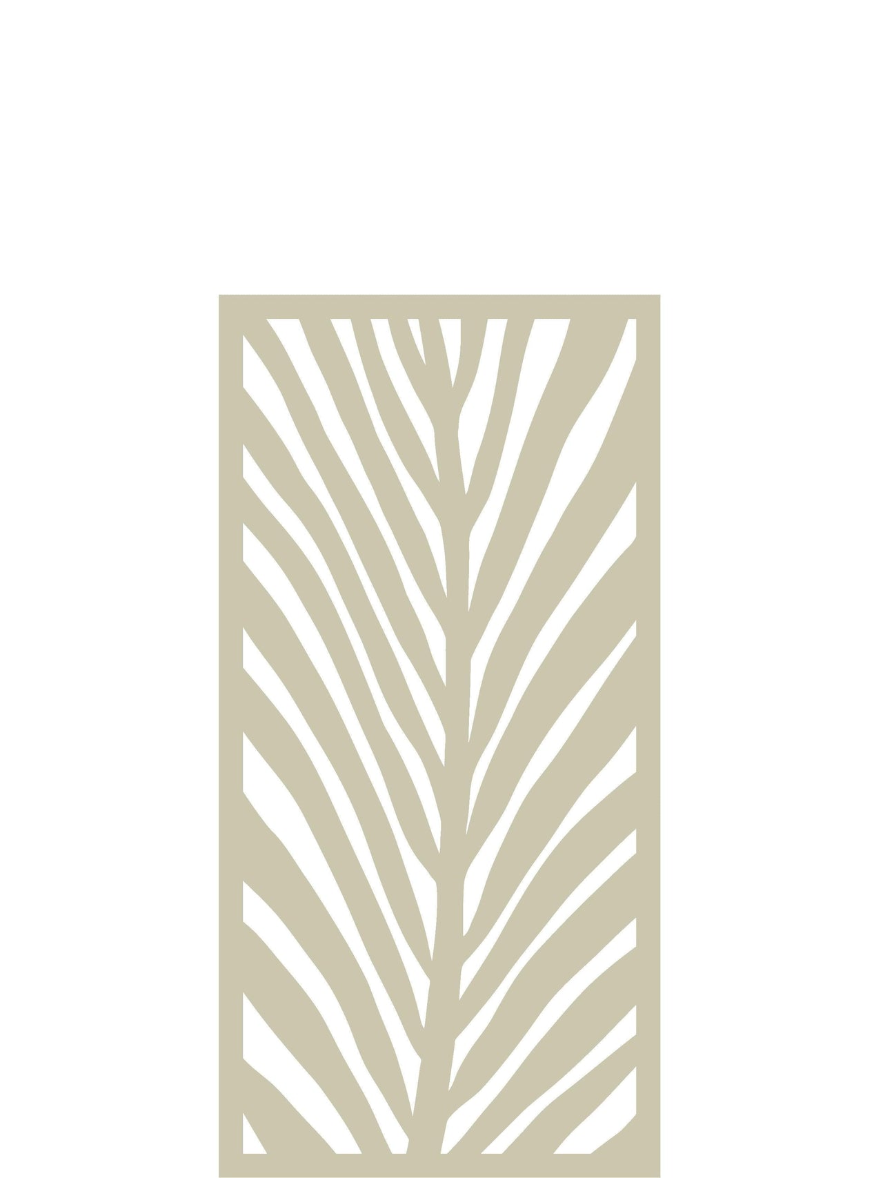 Frond Medium Garden Trellis Screen - Stylish Outdoor Privacy – Screen ...