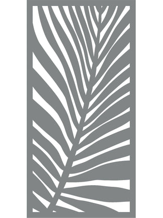 Frond Large Garden Screen Dove Grey 6ft x 3ft – Stylish – Screen With Envy