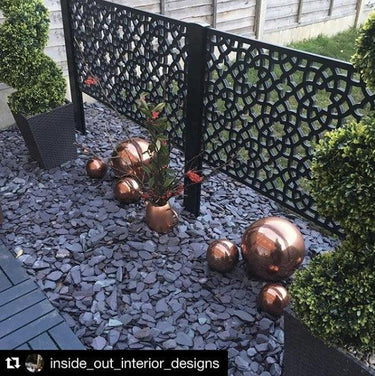 Alhambra Medium Garden Screen - Dove Grey 4ft x 2ft – Screen With Envy