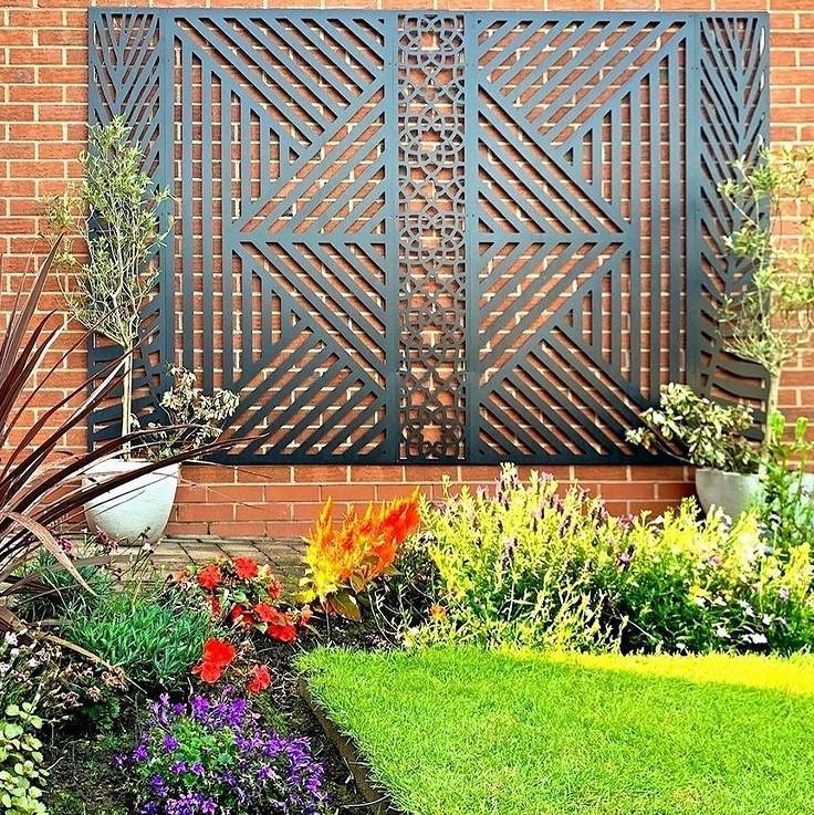 Vector 6ft x 3ft Large Garden Screen–Stylish Outdoor Privacy – Screen ...